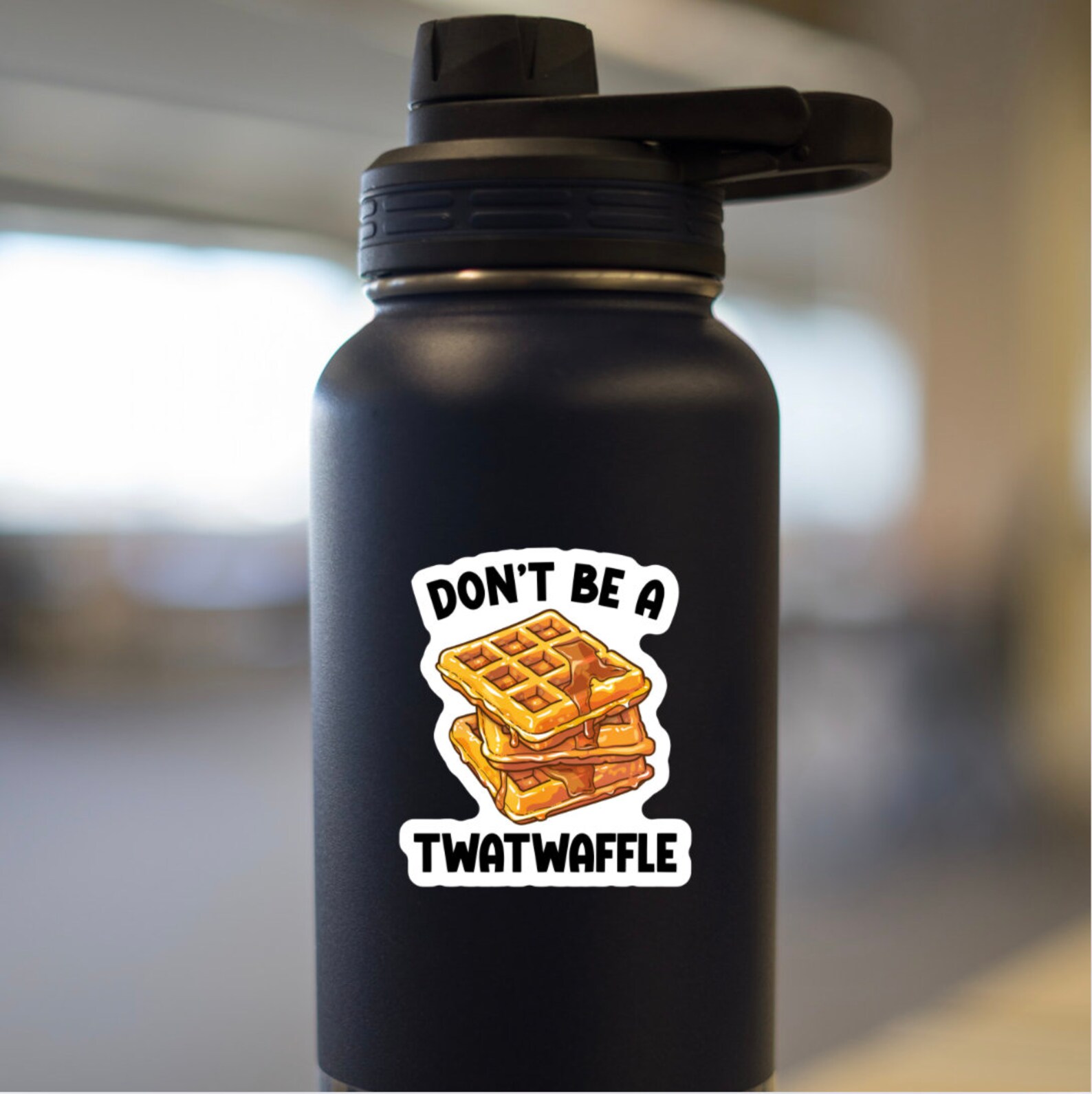 Don't Be a Twatwaffle Sticker Waterproof Glossy Vinyl Sticker Cute Gift ...