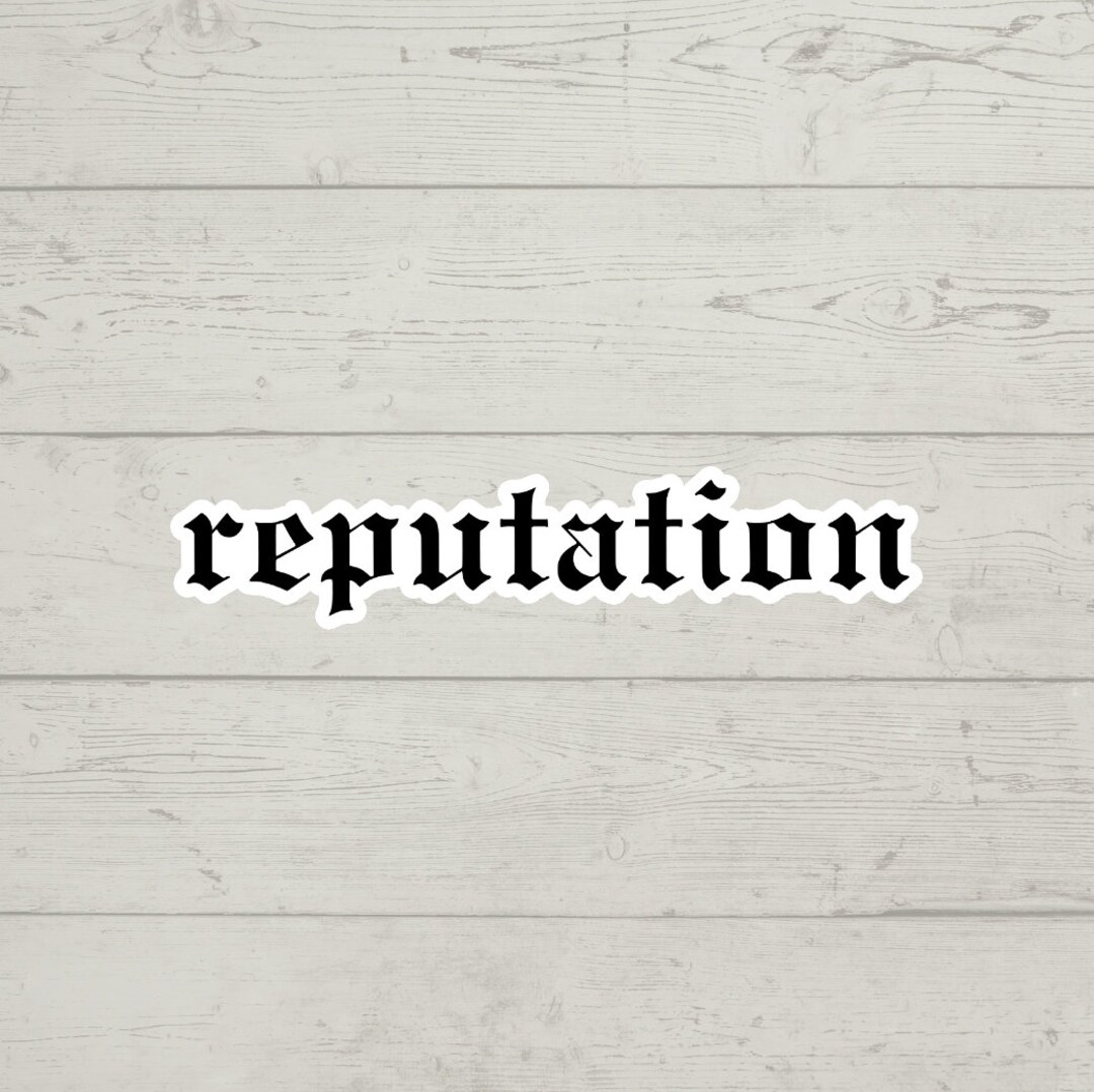 Swiftie Reputation Sticker Waterproof Glossy Vinyl Sticker Cute Gift ...