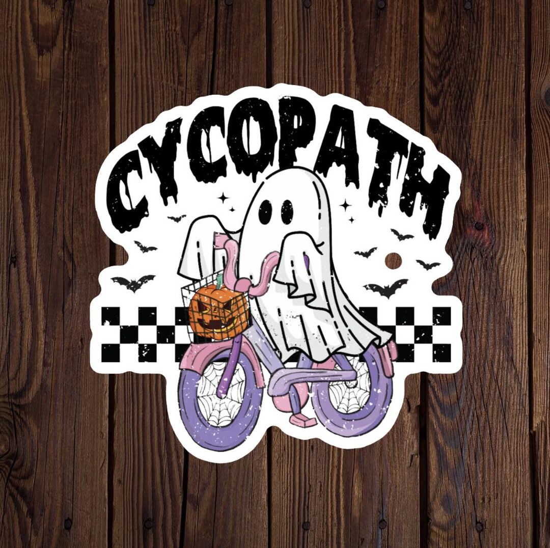 Cycopath Ghost Sticker Waterproof Glossy Vinyl Sticker Cute Gift ...
