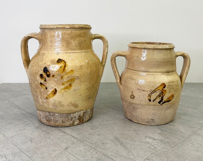 Large Antique Mustard Tree of Life Pot - Etsy