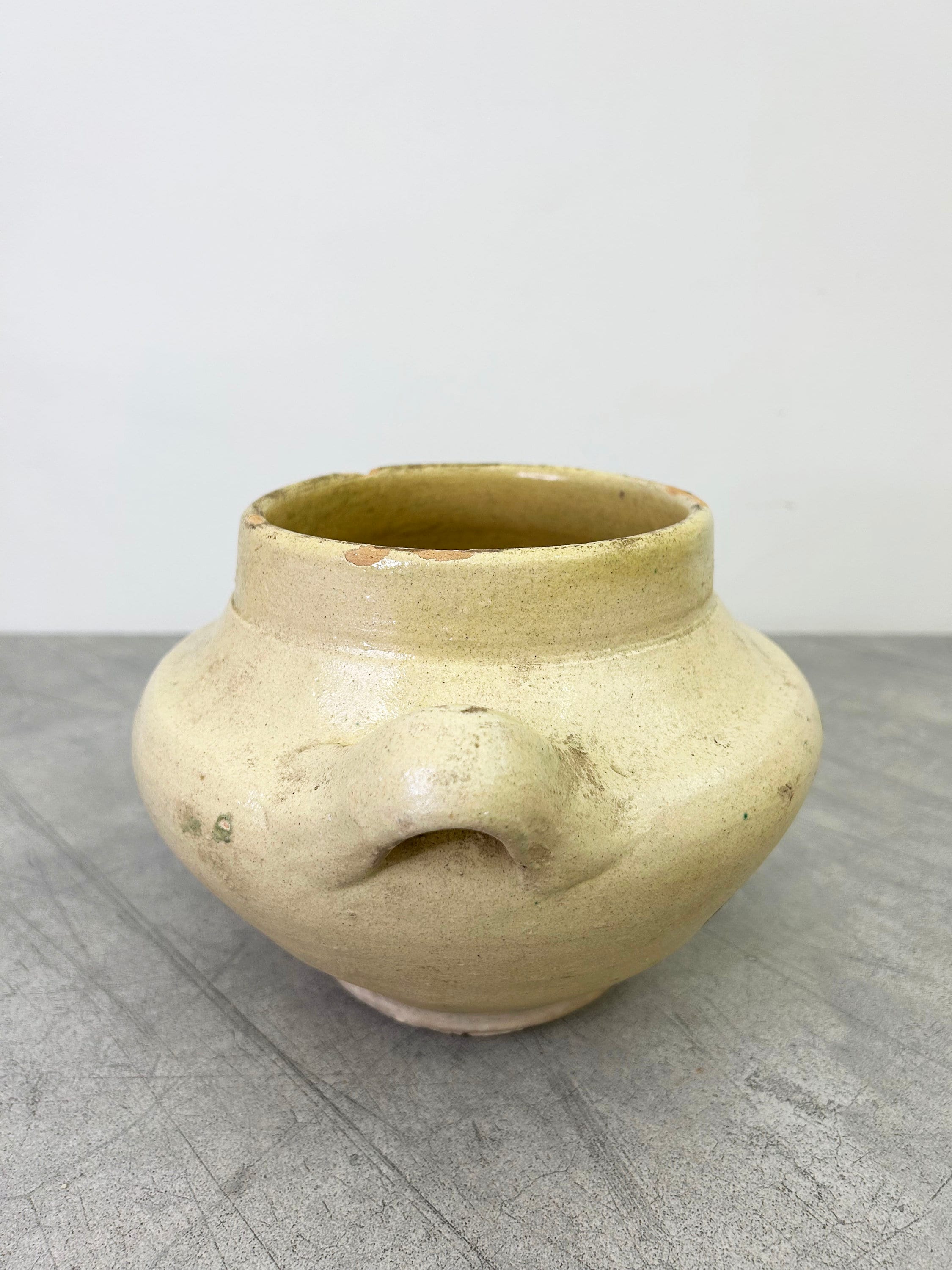 Antique Hand Painted 2-handle Pot - Etsy