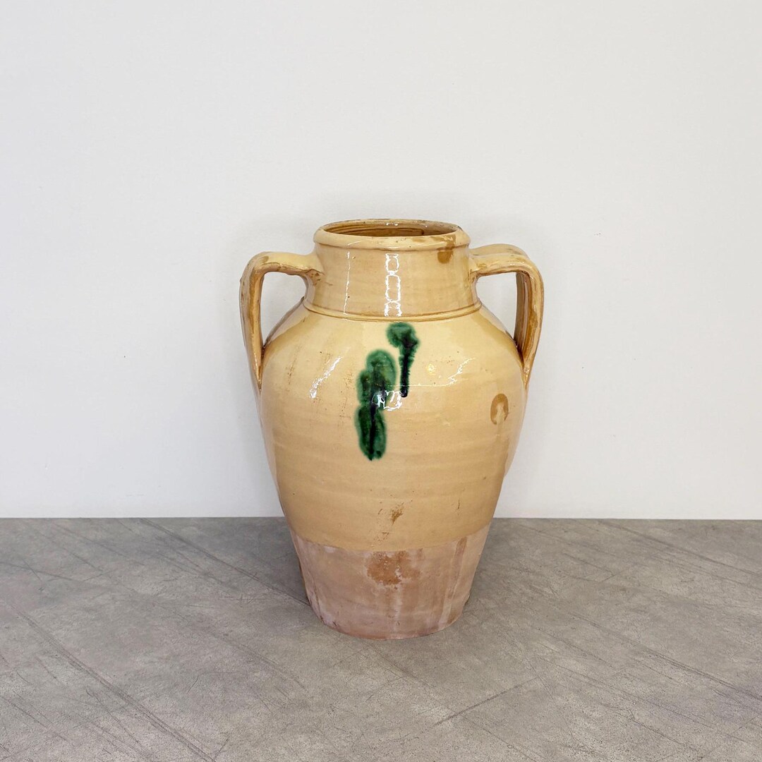 Large Antique Green Tree of Life Pot 1 - Etsy