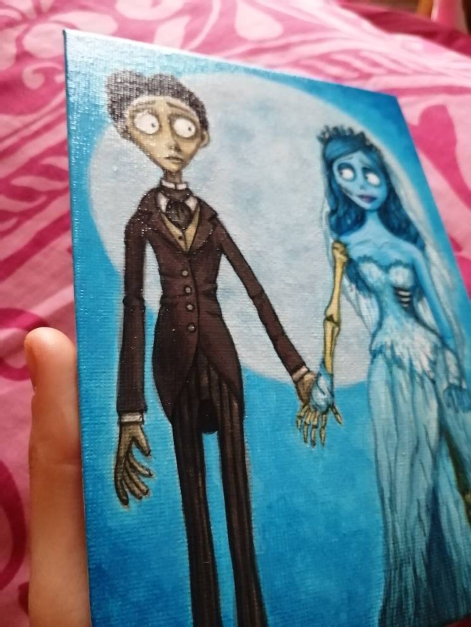 Corpse Bride ORIGINAL Painting - Etsy