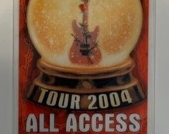 VIP Backstage All Access Pass ID Badge Card Concert Band Laminate Prop ...