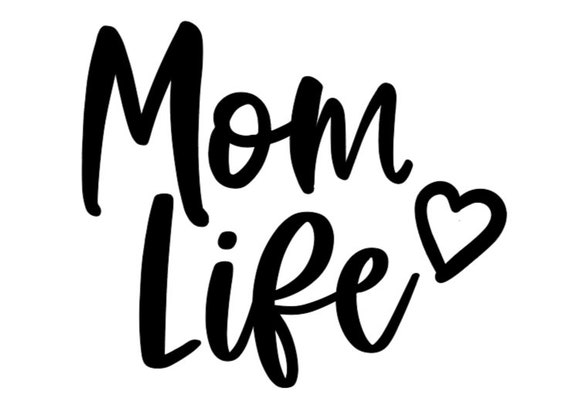 Mom Life Vinyl Decal Etsy