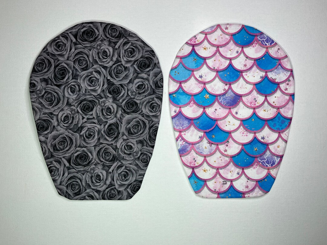 Stoma/ostomy/ileostomy/colostomy Bag Cover Roses and Mermaid Scales ...