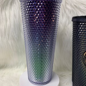 Studded Holographic Skeleton Tumbler/starbucks Skeleton Beverage Mug ...