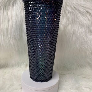 Studded Holographic Skeleton Tumbler/starbucks Skeleton Beverage Mug ...