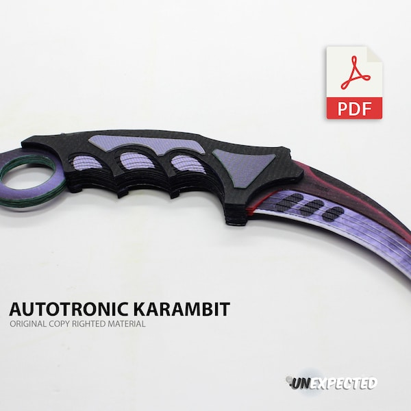 Karambit Template - Etsy