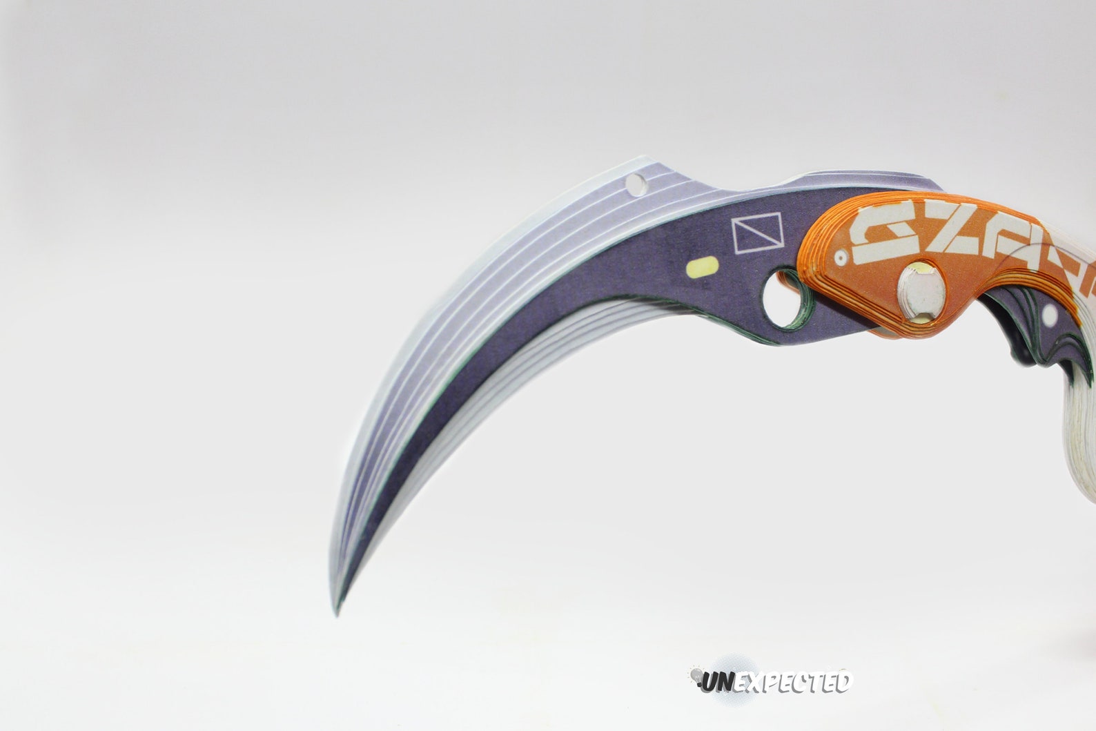 Paper Valorant Velocity Karambit O - Etsy