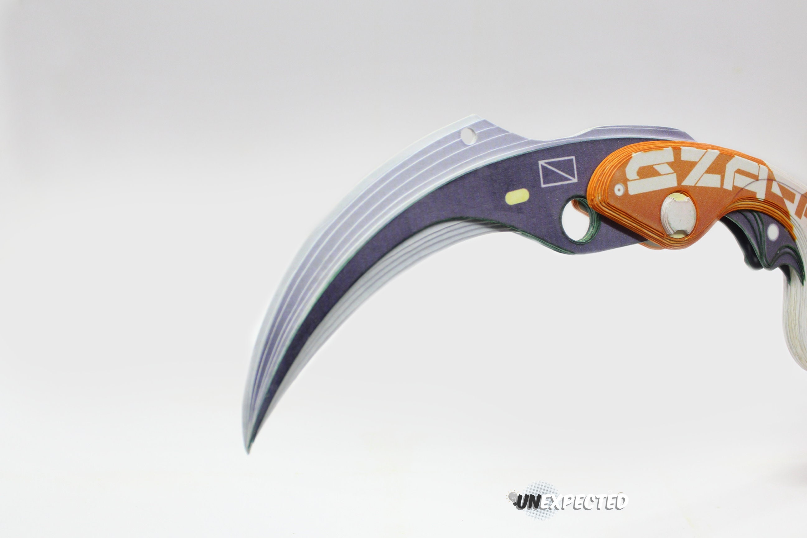 Paper Valorant Velocity Karambit O - Etsy