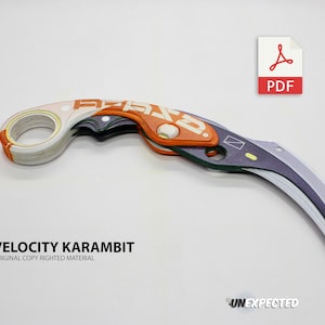 Valorant Karambit Origami - Etsy UK
