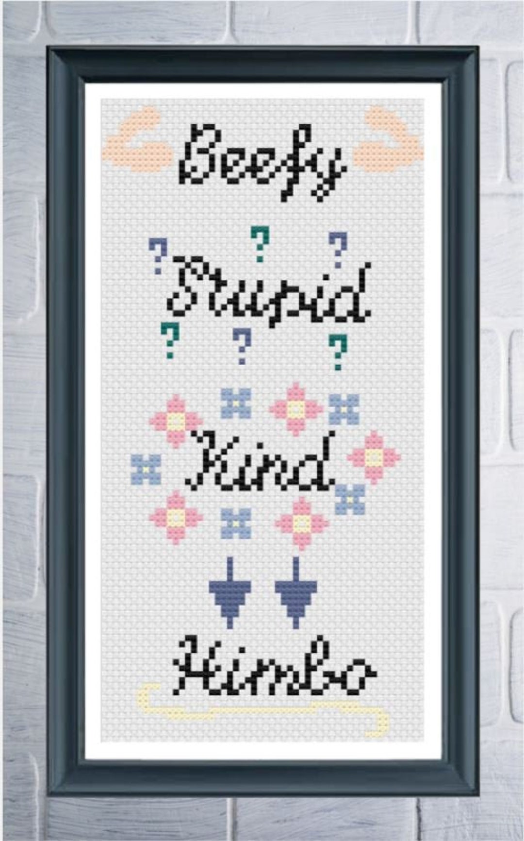 Recipe for a Himbo Cross Stitch Pattern Himbo, Twitter, Tumblr ...