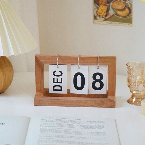 Wooden Calendar - Etsy