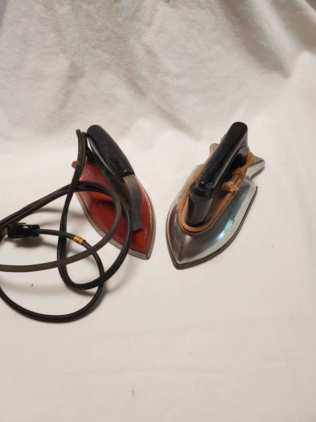 Set of Two Vintage Play Irons - Suny Suzy - Pretend Play - 1940s 1950s ...