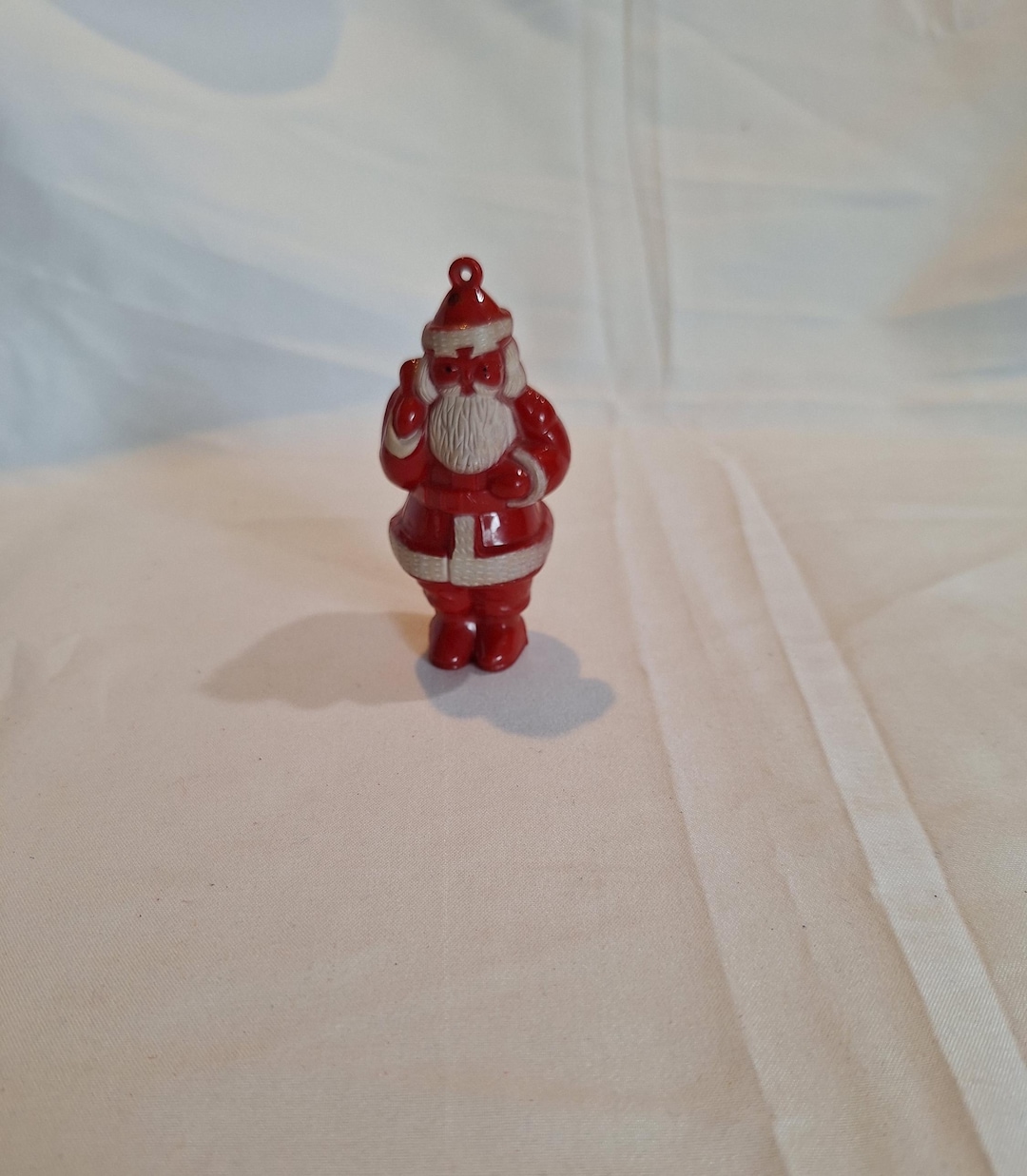 1950's Red Plastic Santa Claus Christmas Ornament or Figurine - Etsy