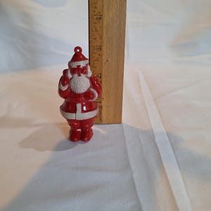 1950's Red Plastic Santa Claus Christmas Ornament or Figurine - Etsy