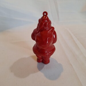 1950's Red Plastic Santa Claus Christmas Ornament or Figurine - Etsy