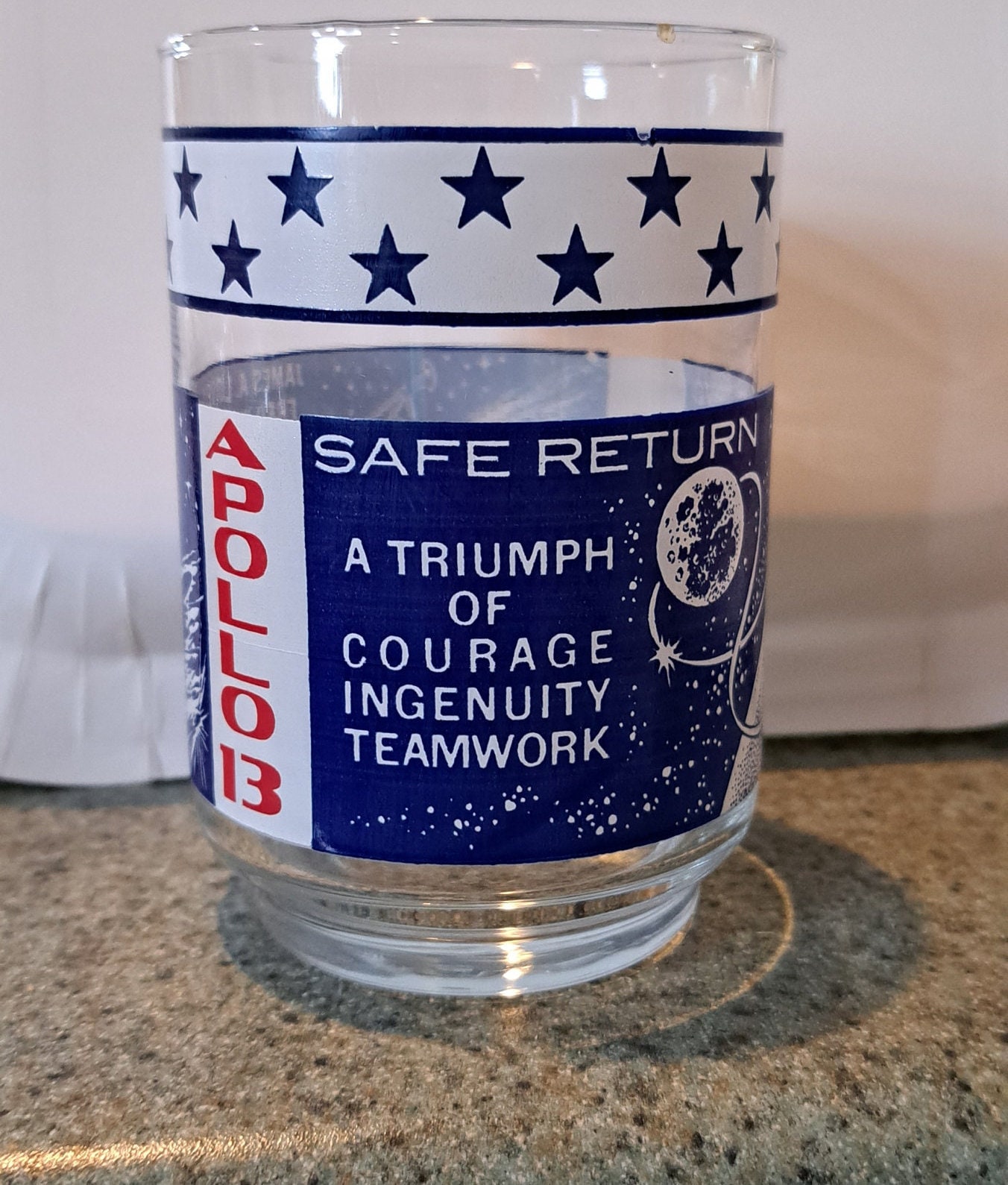Apollo 13 Commemorative Glasses Set of 4 Produced by Libby - Etsy