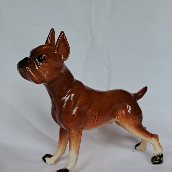 Boxer Dog Figurine - Etsy