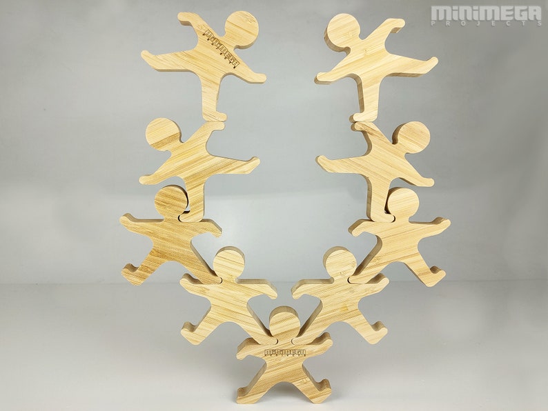 BALANCE GAME Wood Stacking Cnc Cutting Files Laser Files - Etsy