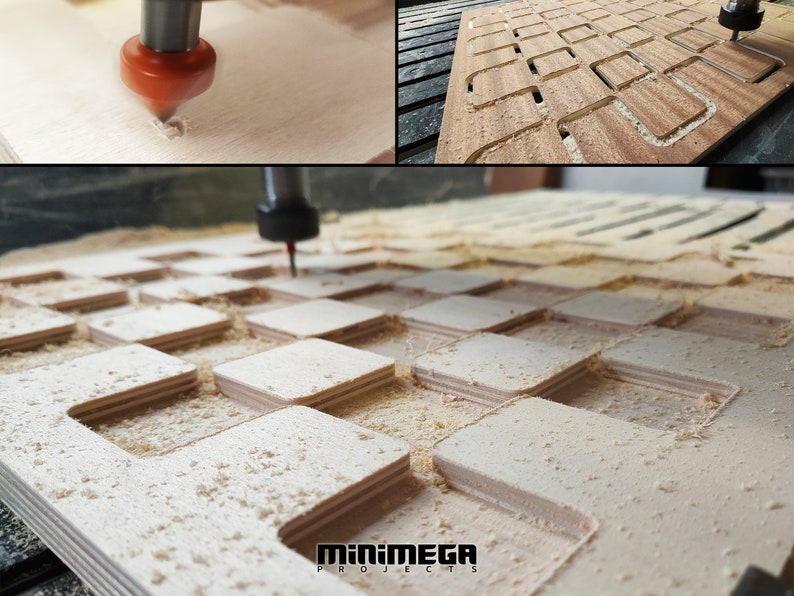 CHESSBOARD CNC, Chessboard Router File, Dxf, Chessboard Laser, Wooden ...