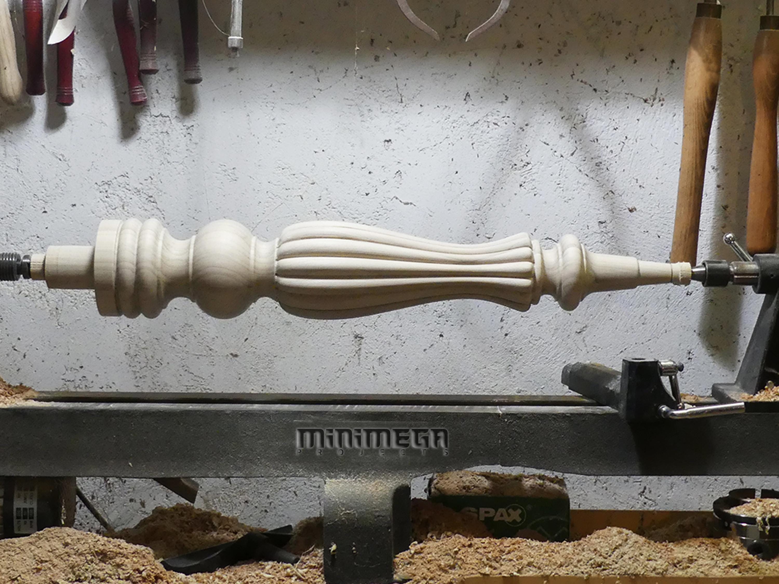 Cnc Rotary Leg, 3d Carving File,wood Carving, Router File, Wooden Table ...