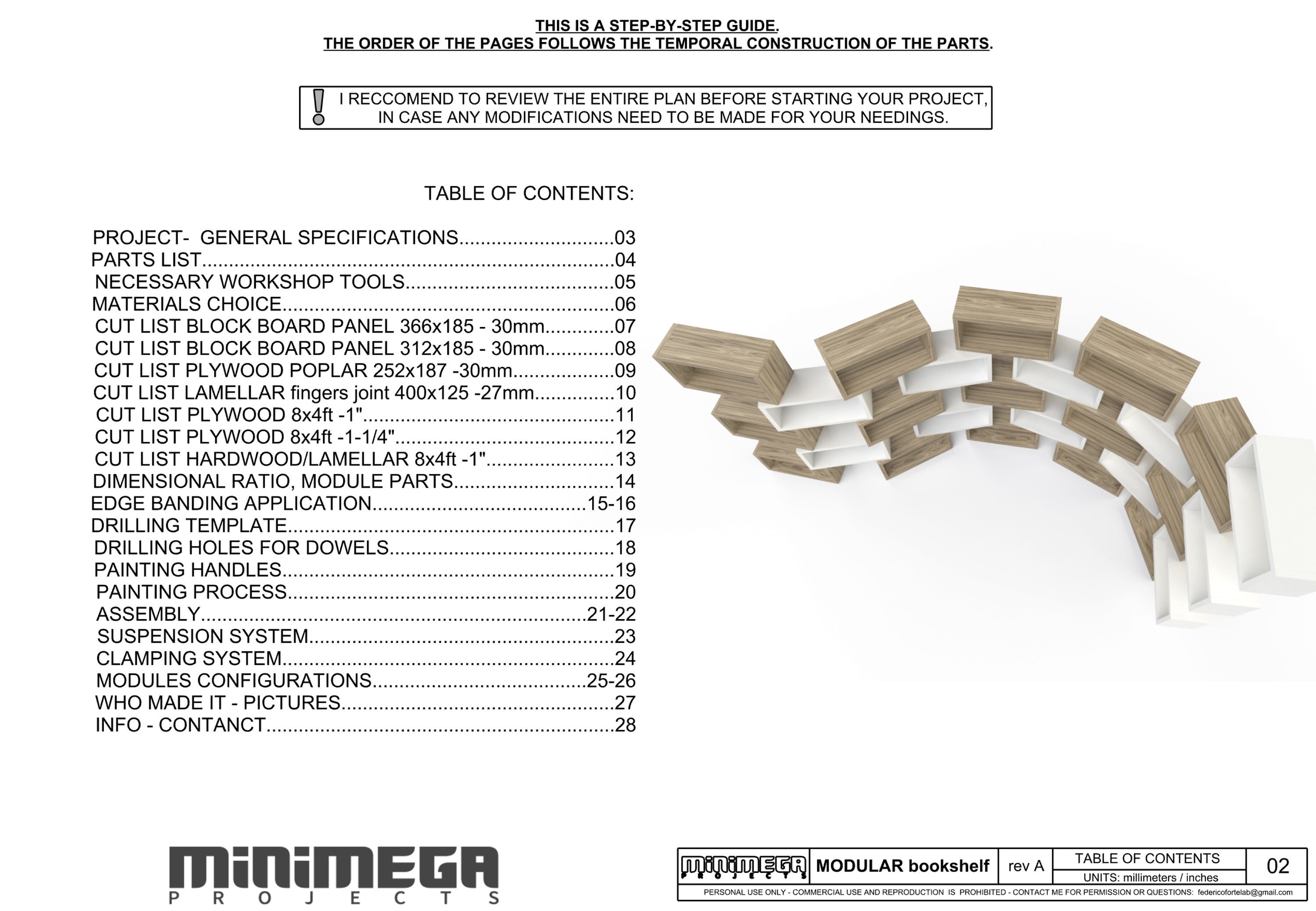 BOOK SHELF Build Plans , DIY Library, Modular Bookshelf - Etsy