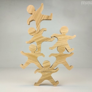 BALANCE GAME Wood Stacking, Cnc Cutting Files, Laser Files, Balance Toy ...