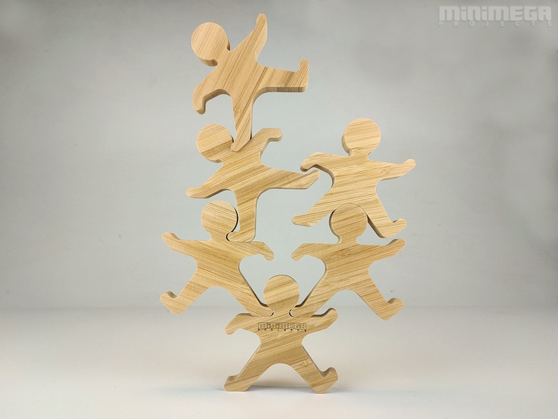 BALANCE GAME Wood Stacking Cnc Cutting Files Laser Files - Etsy