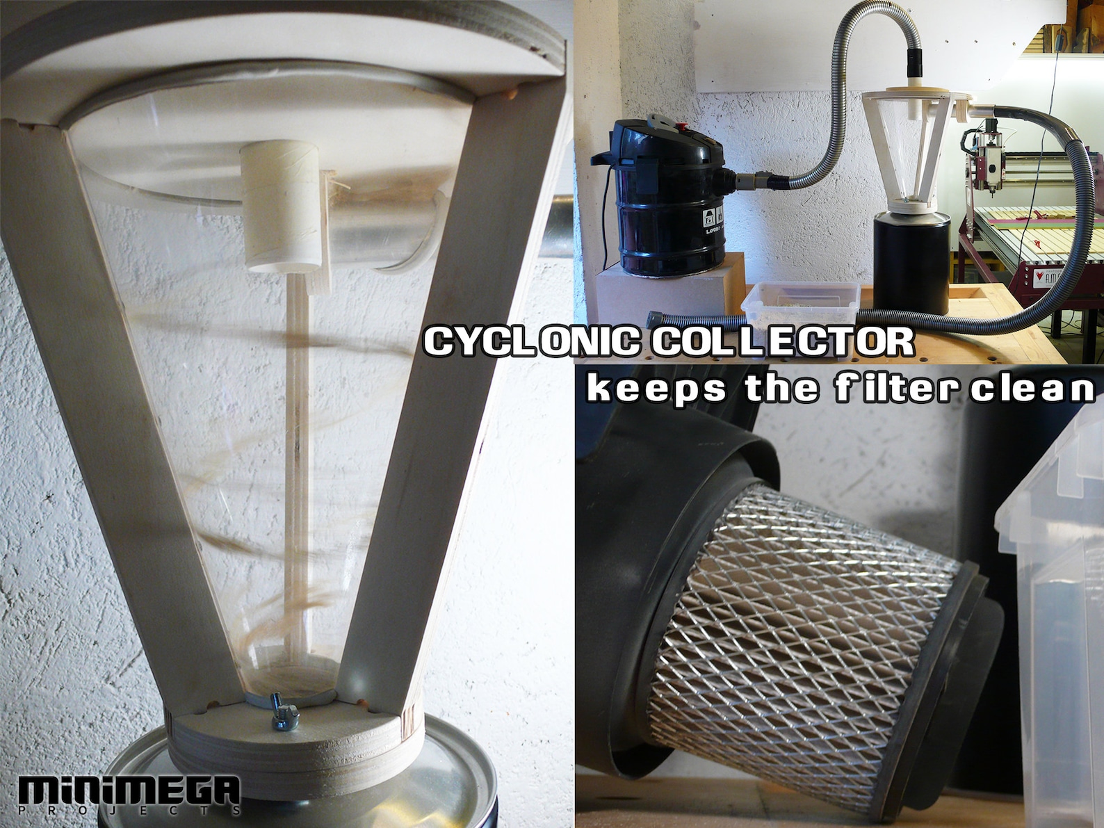 CYCLONIC DUST COLLECTOR, Cyclone Separator Cnc, Dust Collector File ...