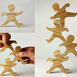 BALANCE GAME Wood Stacking, Cnc Cutting Files, Laser Files, Balance Toy ...