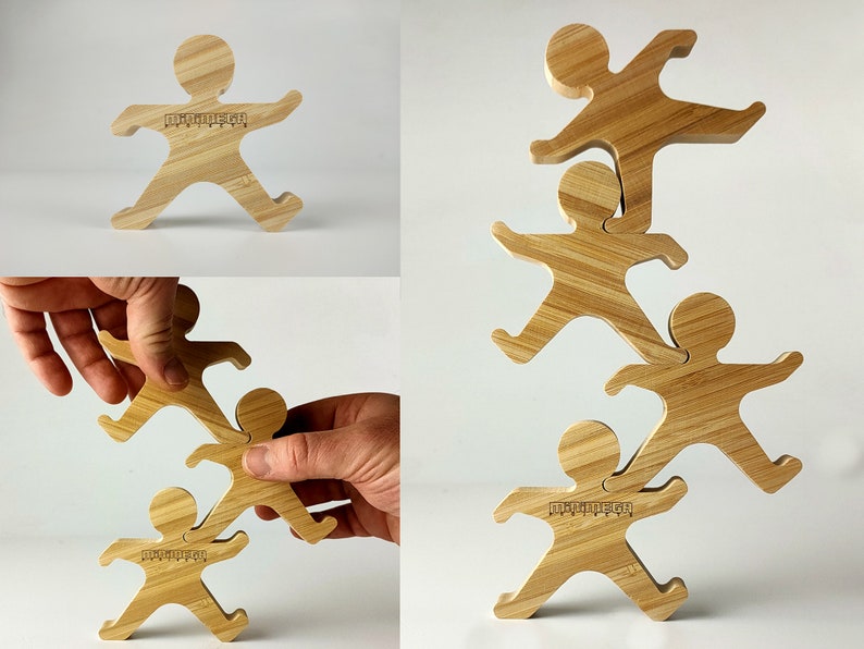 BALANCE GAME Wood Stacking, Cnc Cutting Files, Laser Files, Balance Toy ...