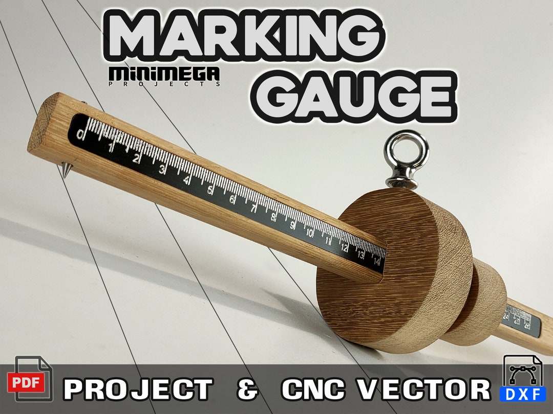MARKING GAUGE ,cnc File, Build Plans, Pdf Printable Template - Etsy