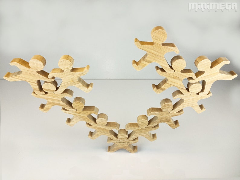 BALANCE GAME Wood Stacking Cnc Cutting Files Laser Files - Etsy