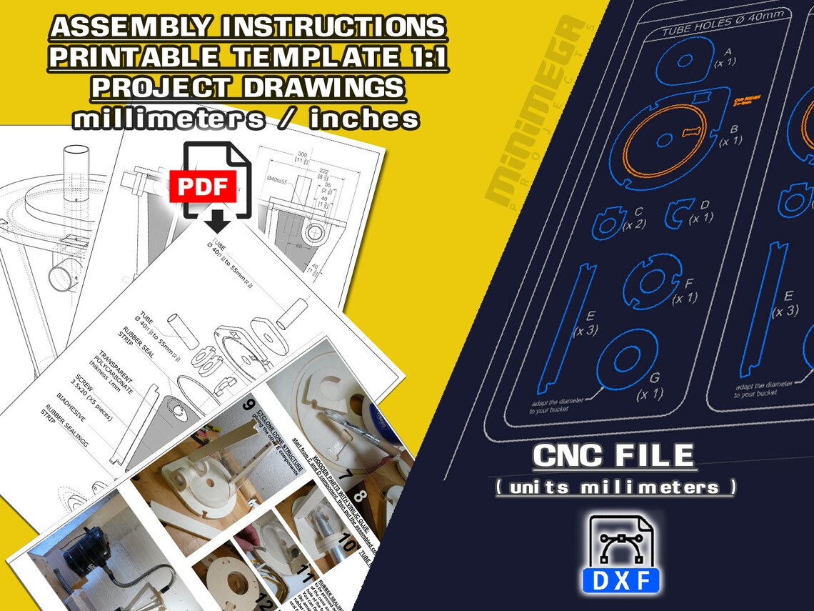 CYCLONIC DUST COLLECTOR, Cyclone Separator Cnc, Dust Collector File ...
