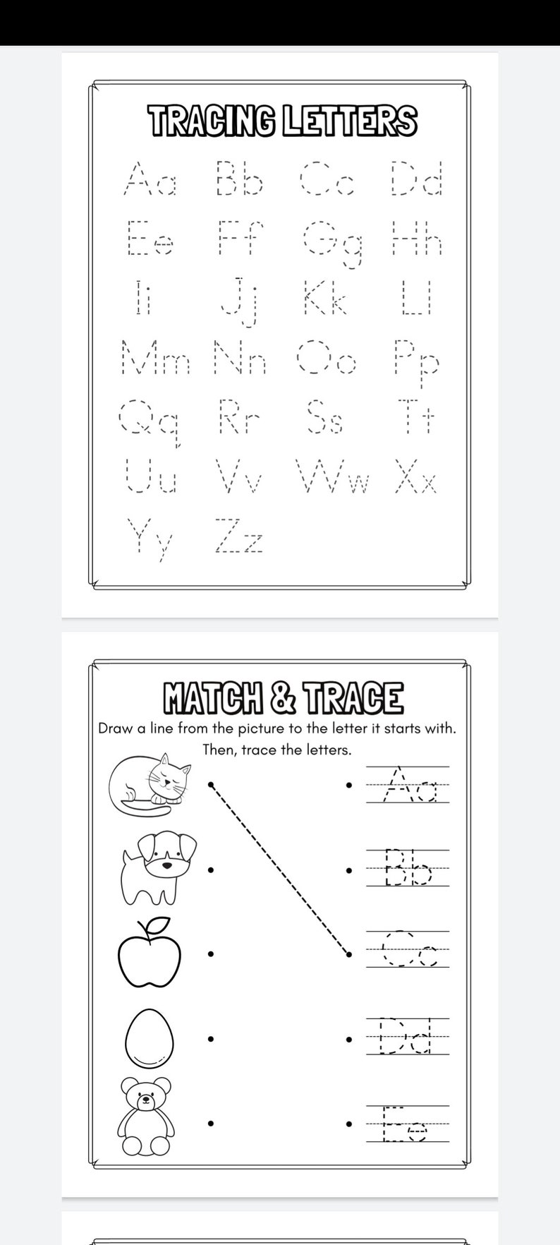 ABC Drawing for Kids - Etsy