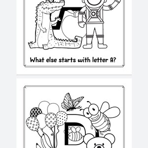 ABC Drawing for Kids - Etsy