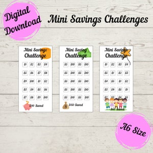 Mini Savings Challenge Printable Spring Savings Challenge - Etsy Canada