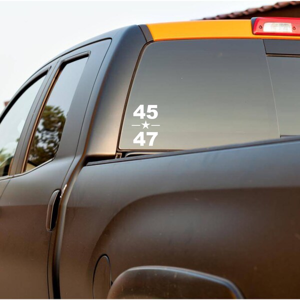 Trump 2024 Decal /truck Decal/car Decal/squatted Truck Decal - Etsy