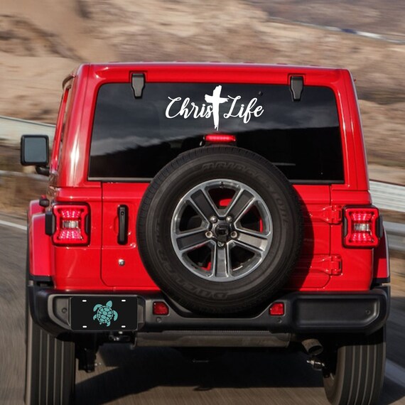 Christ Life Decal | Etsy