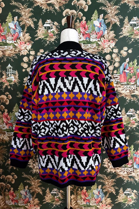 1980s Vintage Oversized Acrylic Sweater (As Is) - Gem