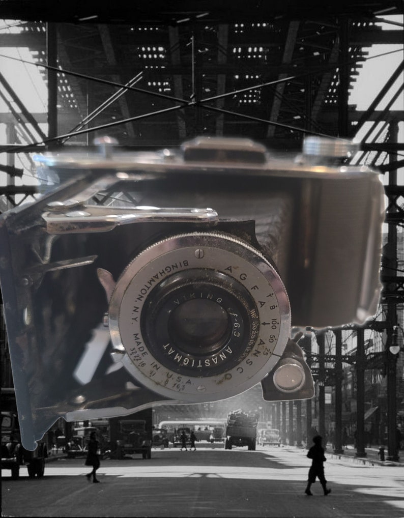 Vintage 1940s Ansco AGFA Folding Camera - Etsy