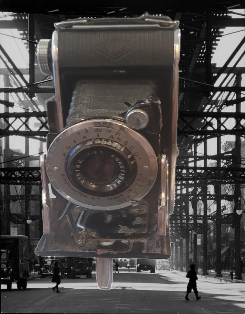 Vintage 1940s Ansco AGFA Folding Camera - Etsy