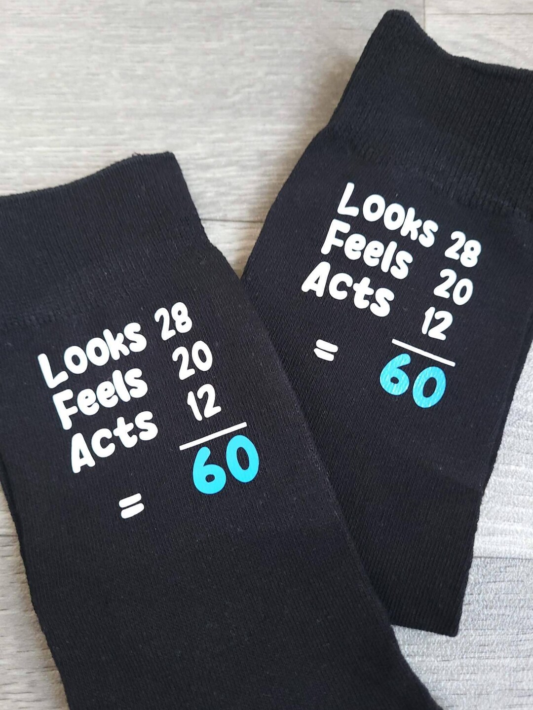 60th Birthday Socks Funny Joke Gift Present - Etsy UK