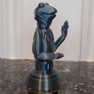 Kermit the Frog Bust Fan Interpretation Muppets - Etsy