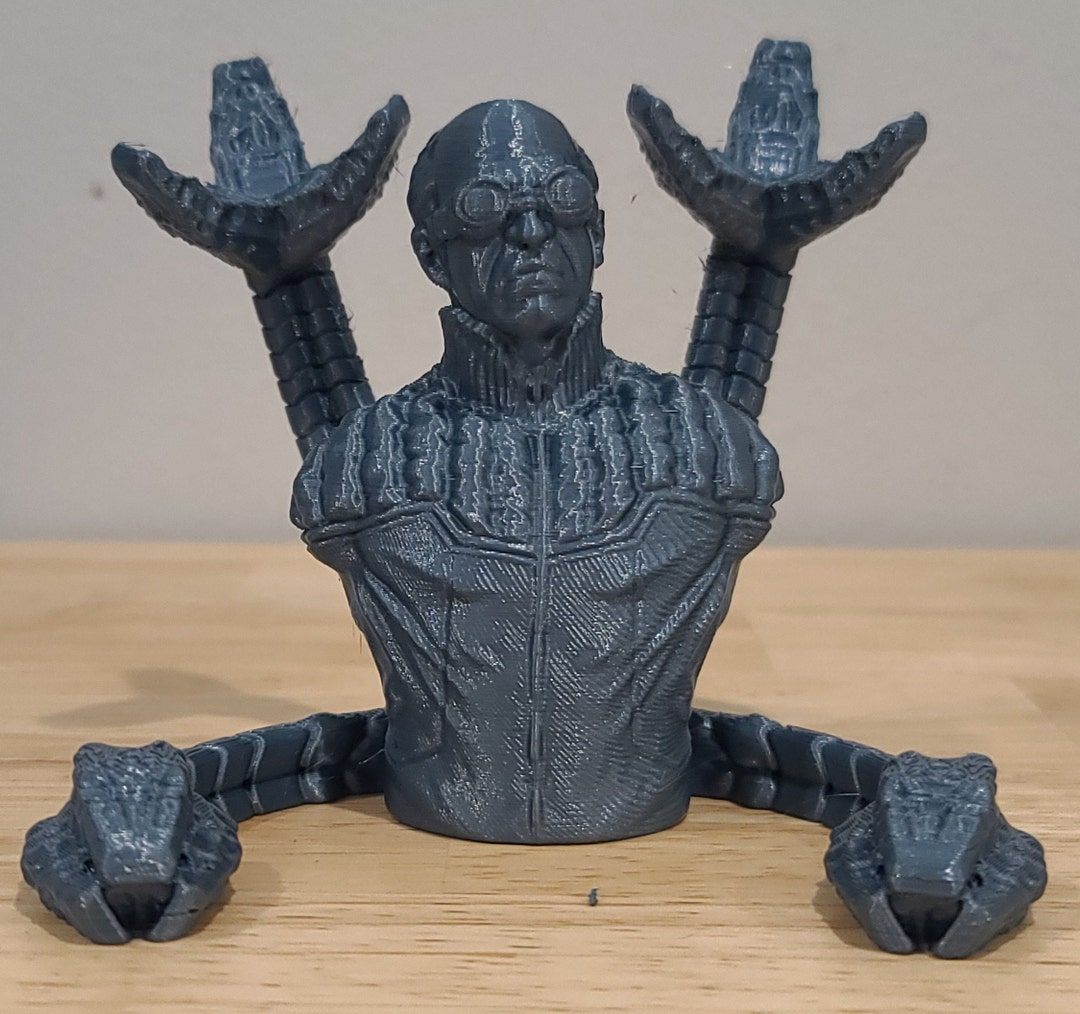 Doctor Octopus 3D Printed Bust Fan Art Marvel - Etsy