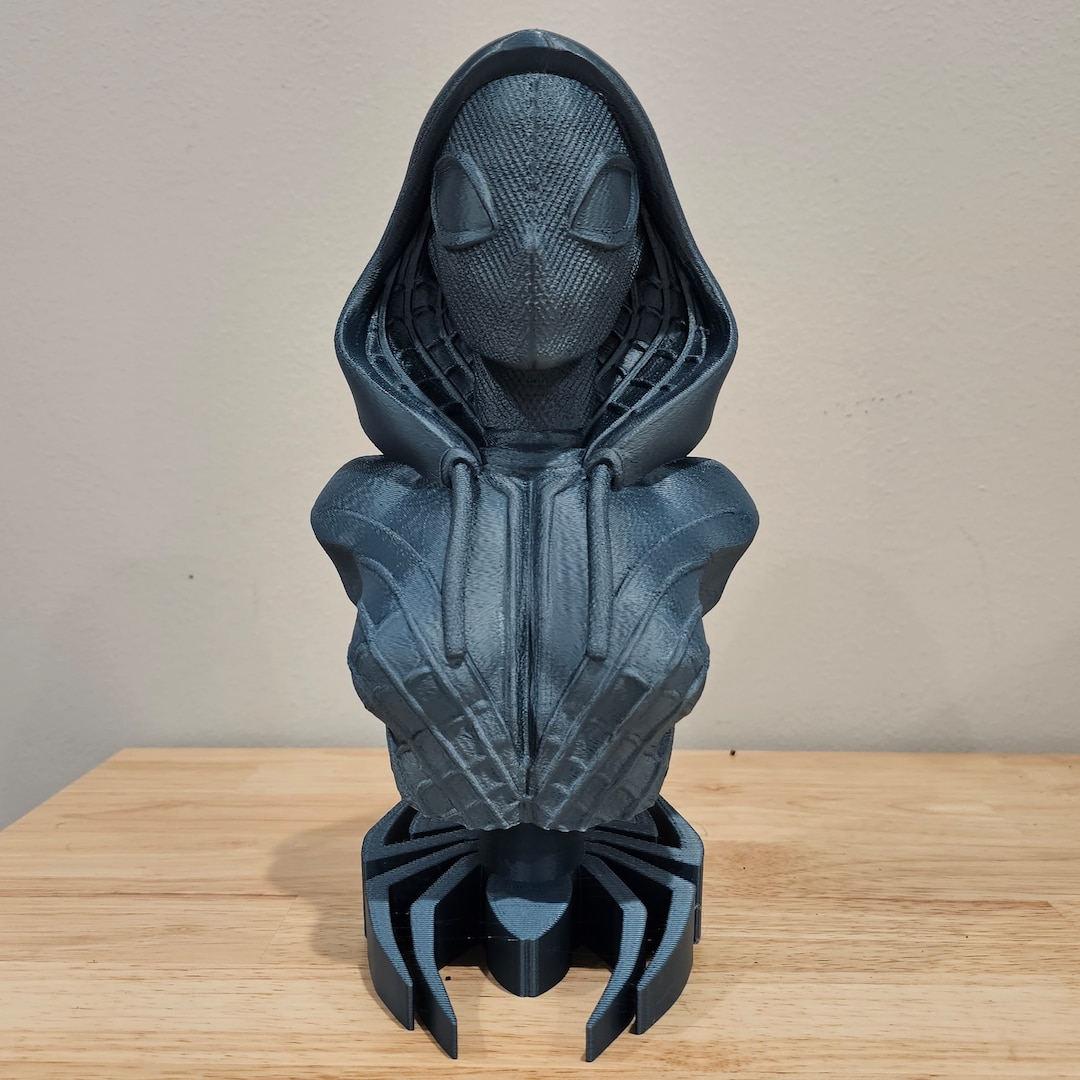 Spiderwoman/ghost Spider 3D Printed Bust Spiderman Into the Spiderverse ...