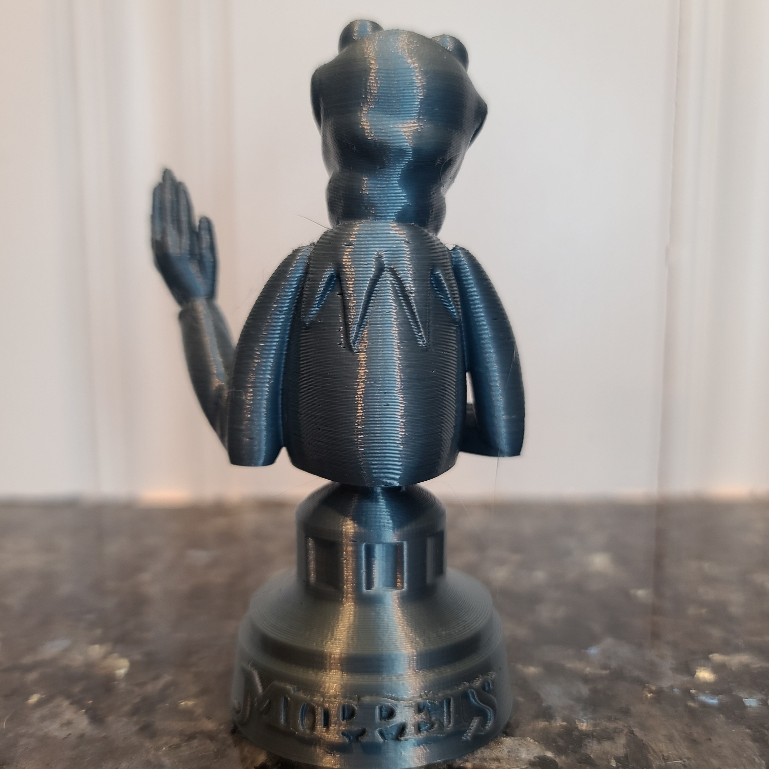 Kermit the Frog Bust Fan Interpretation Muppets - Etsy
