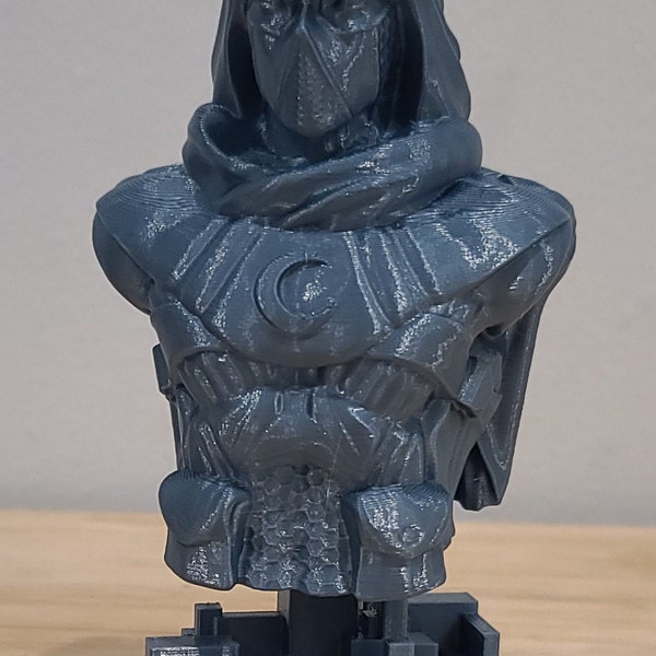 3d Printed Bust Knight - Etsy